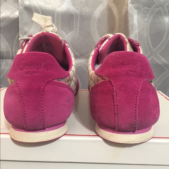 Coach | Shoes | Authentic Coach Pink Sneakers | Poshmark